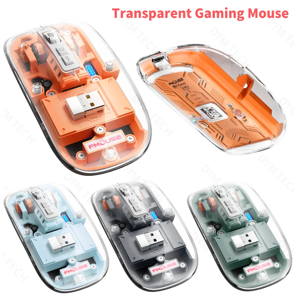 Transparent-Office-Mouse-Bluetooth-Compatible-Wireless-Mouse-with-RGB ...