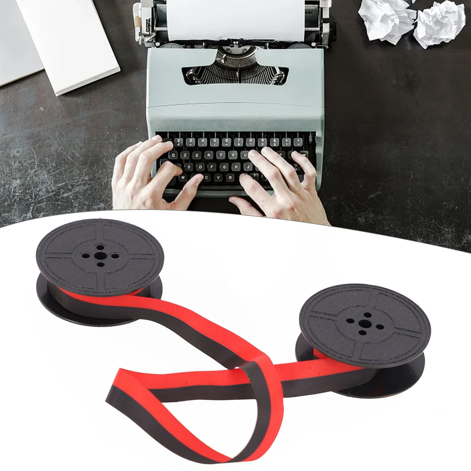 Combo Pack - Olympia Portable Typewriter Ribbons - Red & Black Ribbons