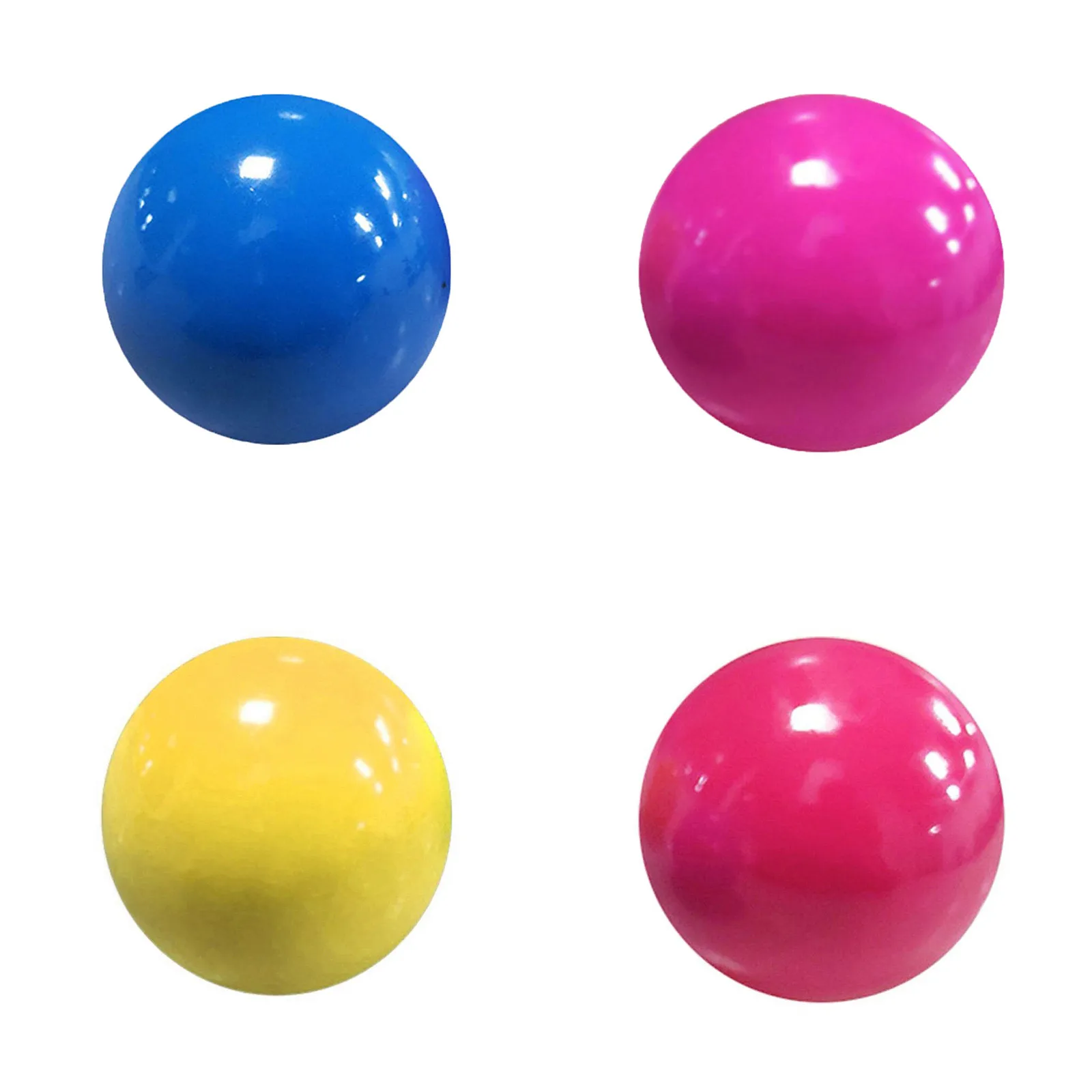 4pc-Sticky-Wall-Ball-Sticky-Target-Ball-Decompression-Toy-Kids-Gift ...