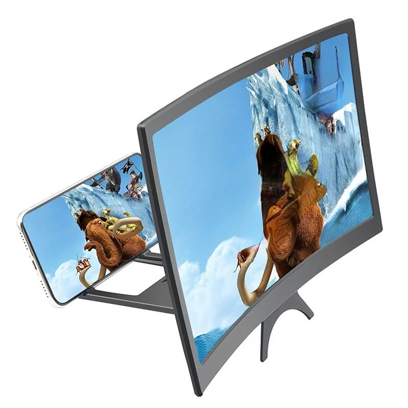 Phone 3d Video Amplifier Enlarged Screen Magnifier - 12/14 Inch 3d ...