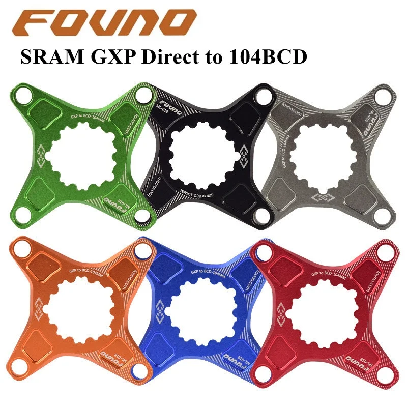 Fovno Mtb Mountain Bike Crank GXP to BCD 104MM Spider Adapter for SRAM GXP XX1 X0 X9 Crank ...