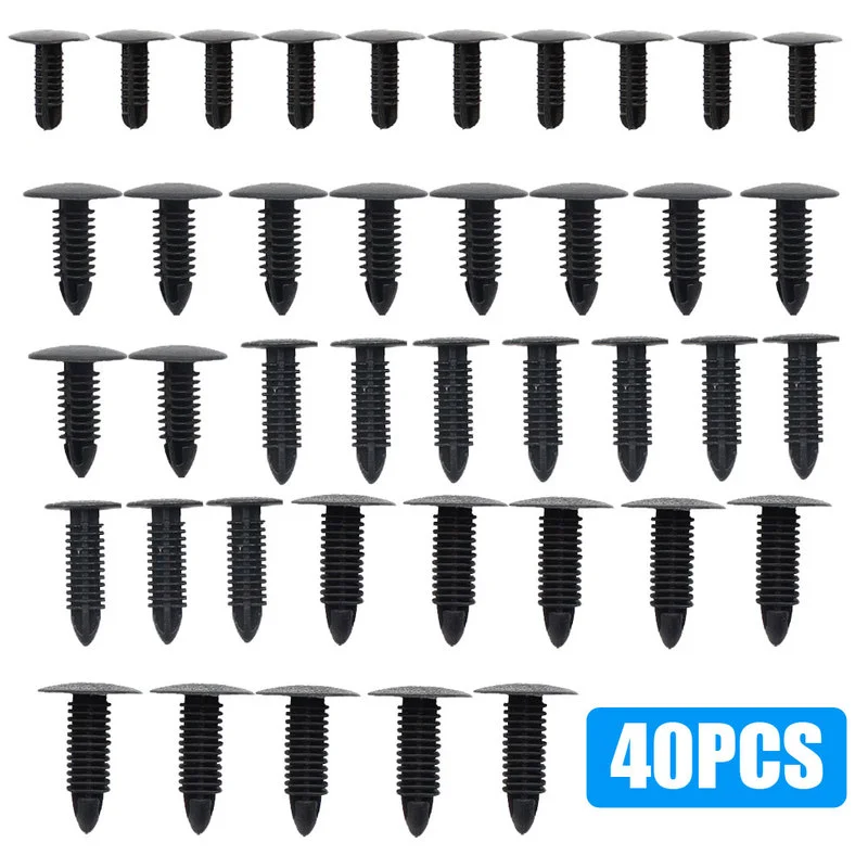 40pcs-Mixed-5mm-6mm-7mm-8mm-Car-Interior-Fastener-Clips-Car-Trunk-Roof ...