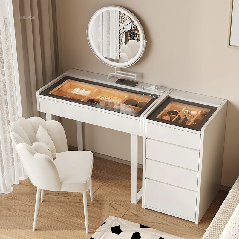 Nordic-Solid-Wood-Smart-Dressers-Bedroom-Dressing-Table-Creative-Vanity ...