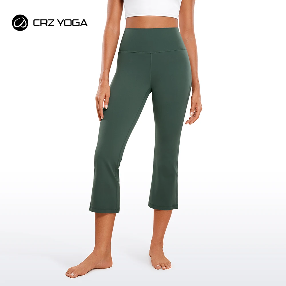 CRZ-YOGA-Womens-Butterluxe-High-Waisted-Flare-Capris-Leggings-23 ...