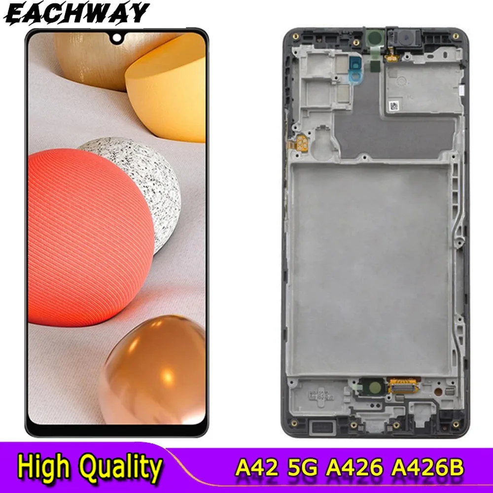 AMOLED A42 LCD 삼성 갤럭시 A42 5G A426 A426B A426B/DS LCD 디스플레이, 터치 스크린 ...