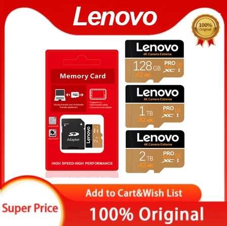 Lenovo-2TB-Micro-Tarjeta-SD-Card-1TB-512GB-256GB-Flash-SD-Memory-Card ...