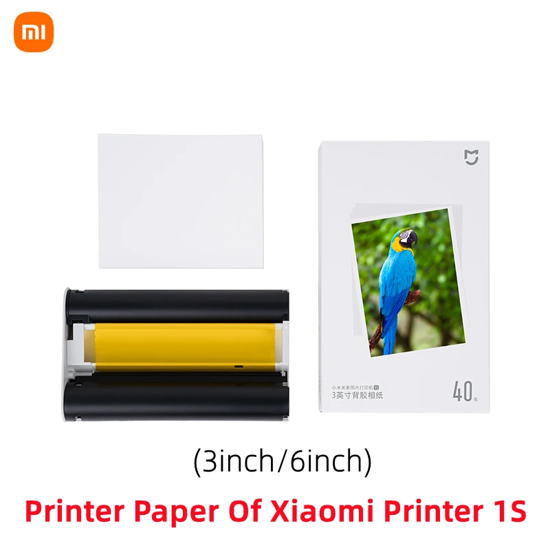Original-Xiaomi-Mijia-Mi-1S-Printer-Paper-HD-3-Inch-6-Inch-Colorful ...