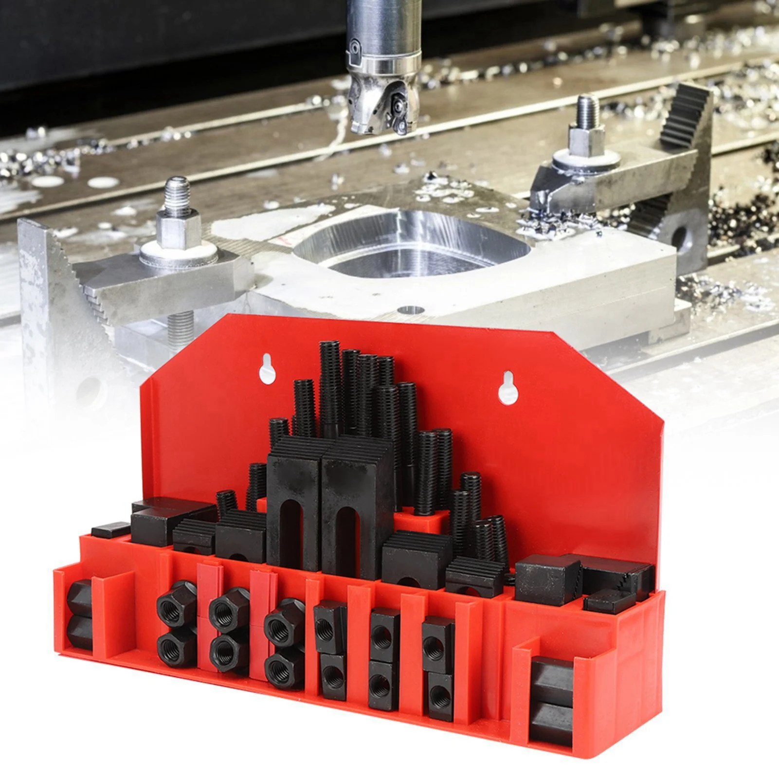T-Slot Clamp Kit Hardened Combined Press Plate for Lathe Milling ...