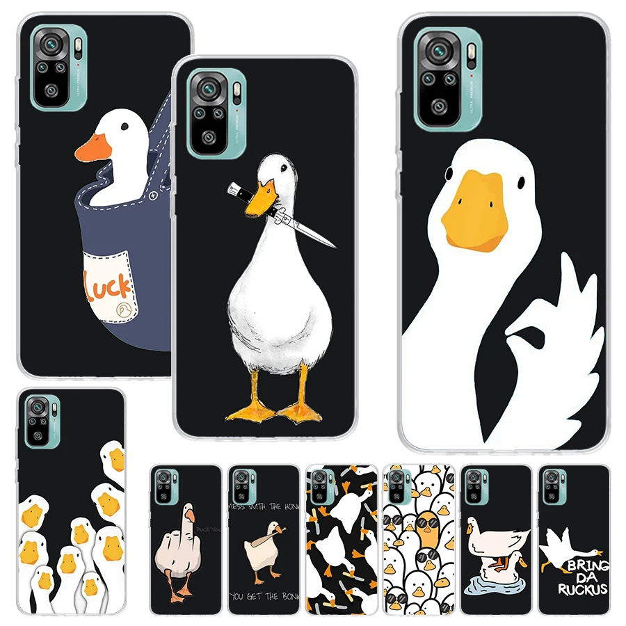 Cartoon-Duck-Goose-Game-Print-Soft-Case-for-Xiaomi-Redmi-12-12C-10-10A ...