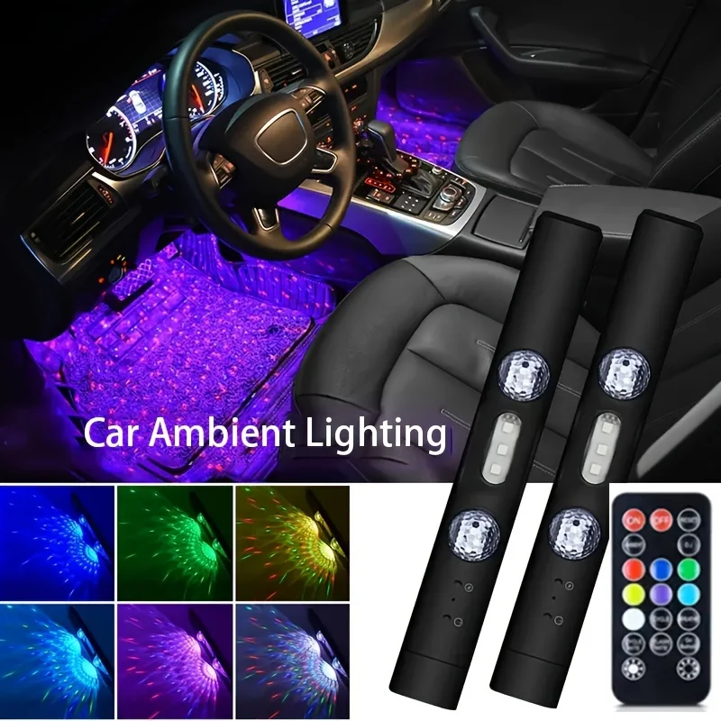 1-Set-Interior-Car-Lights-Starry-Projector-Light-Night-Light-Ambient ...