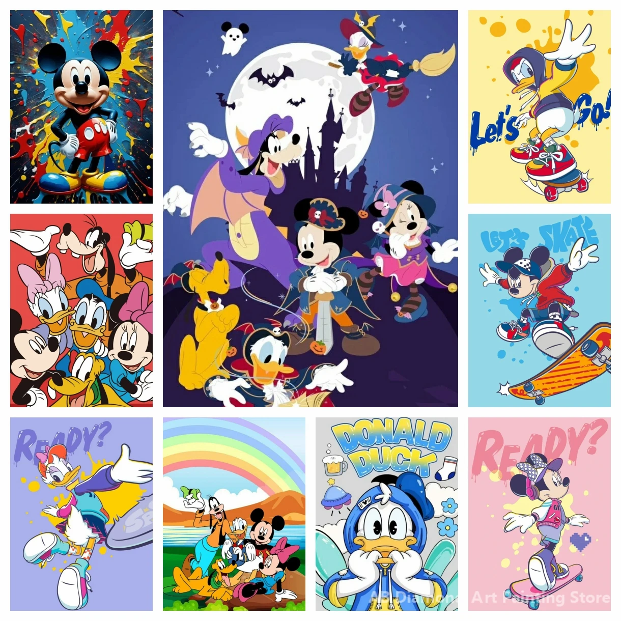 Disney-AB-Diamond-Painting-Mickey-Mouse-and-Friends-Painting-New ...