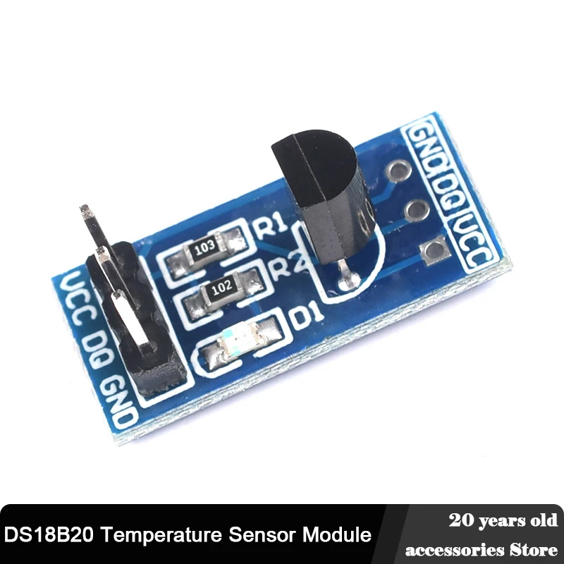 3-3V-5V-dc-DS18B20-Temperature-Sensor-Module-board-Application ...