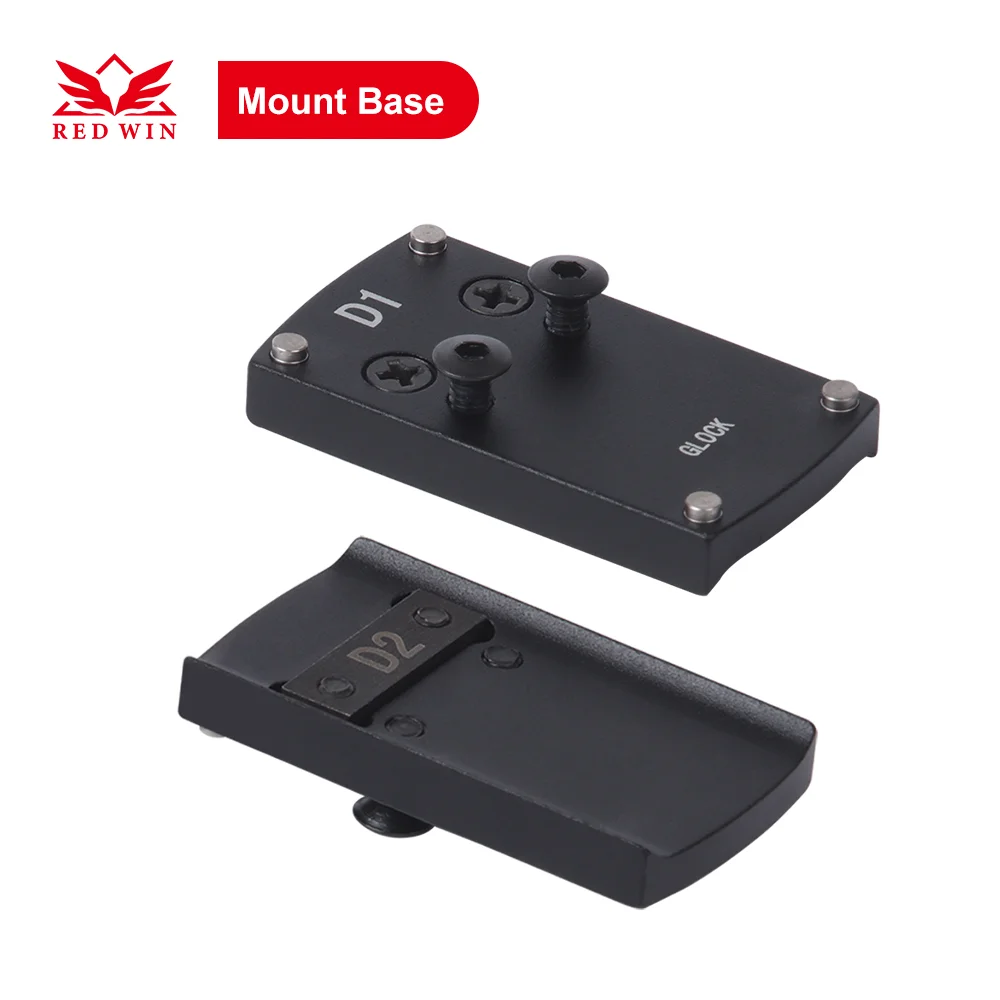 Red Win Pistol Sight Mount Base Low Profile Fit for Glock 1911 SIG P226 ...