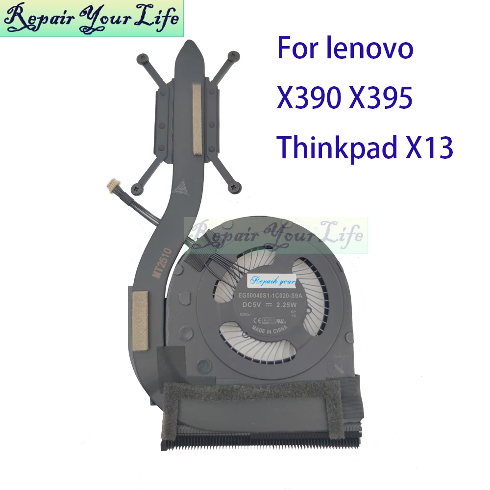 CPU Cooling Fan Heatsink For Lenovo ThinkPad X13 Gen 1 X390 X395 ...