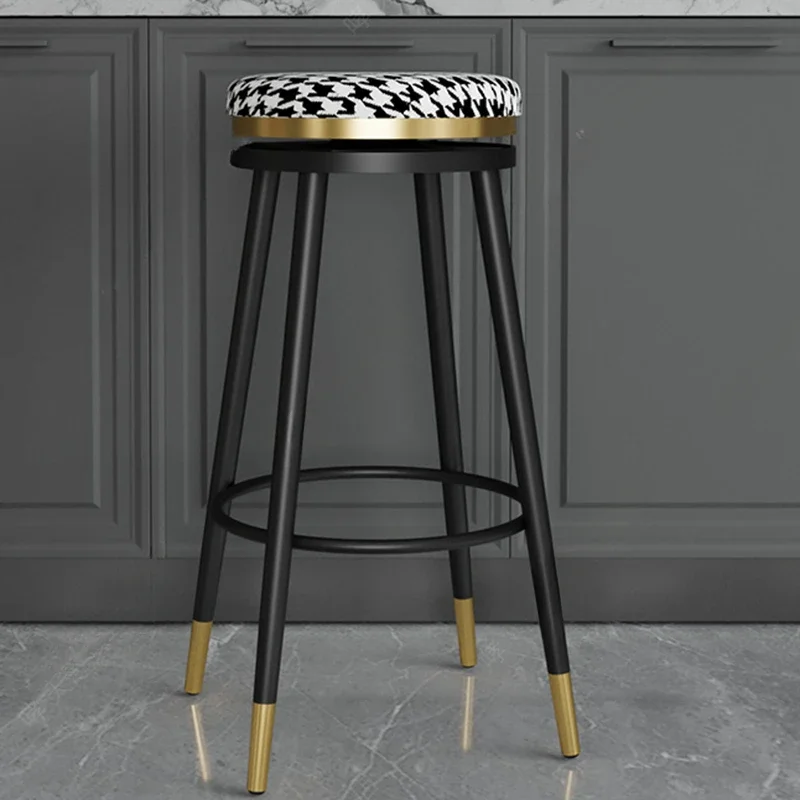 Minimalist-Nordic-Bar-Stools-Reception-Manicure-Island-Kitchen-Counter ...