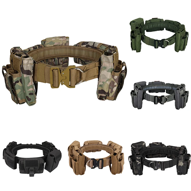 Yakeda Hunting Tactical Combat Belt with Holsters Molle System Military ...