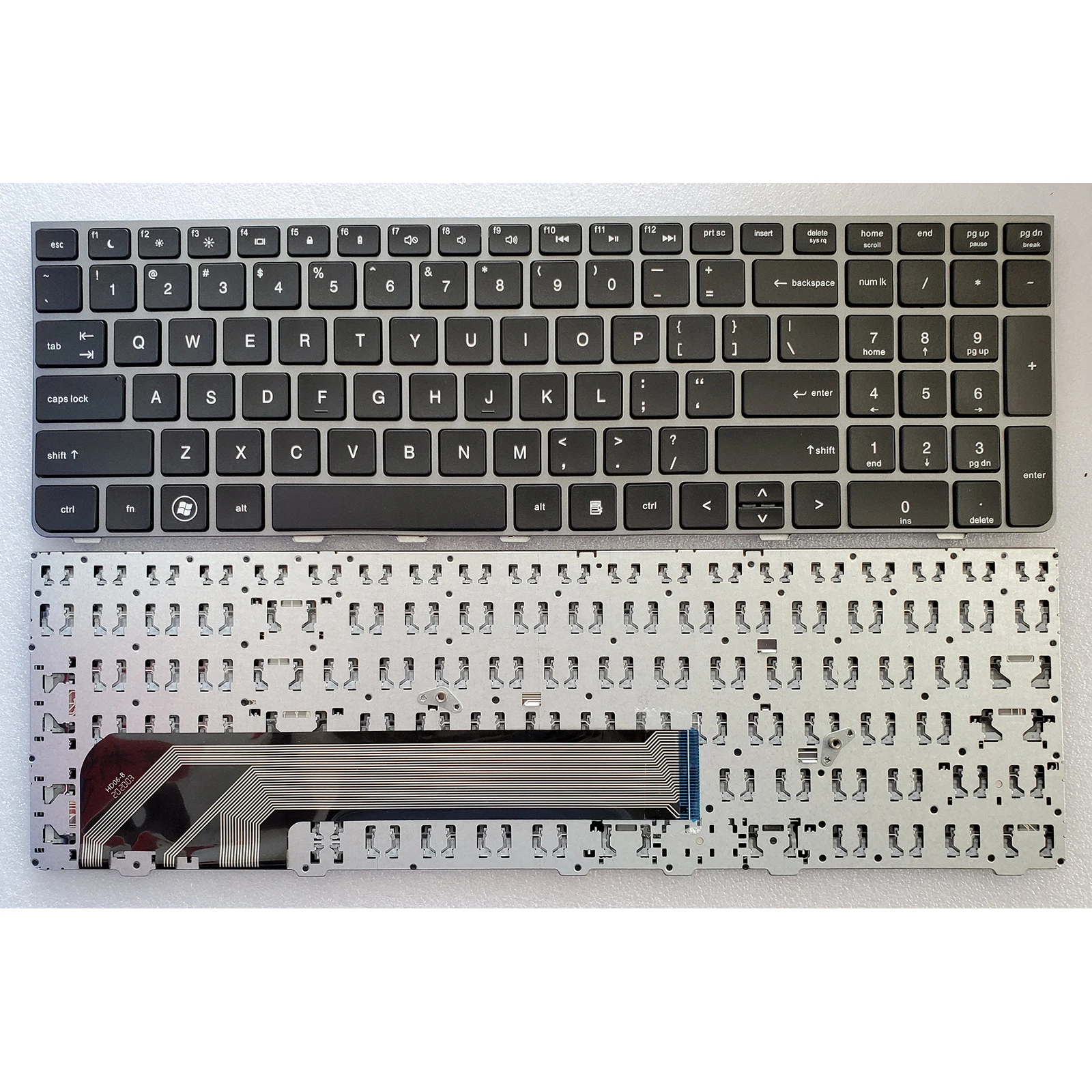US Laptop Keyboard for Hp ProBook 4530s 4535s 4730s 646300-031 638179 ...