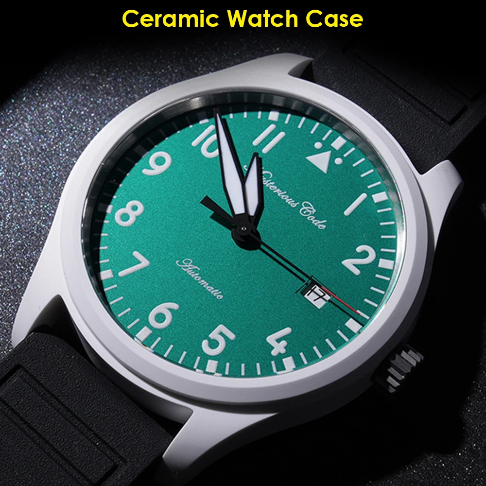 Ceramic-Pilot-Watch-Luxury-Automatic-Watch-Men-41mm-Air-Force ...