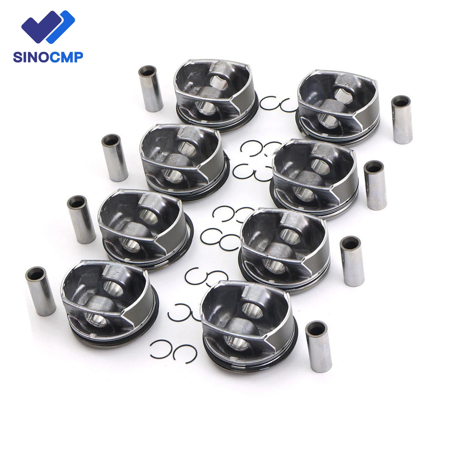 8pcs-11257519916-11257515760-N62B44-92mm-Engine-Pistons-Rings-For-BMW ...