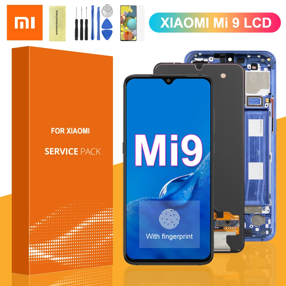 Super AMOLED Display For Xiaomi Mi 9 LCD Display Touch Screen Digitizer ...