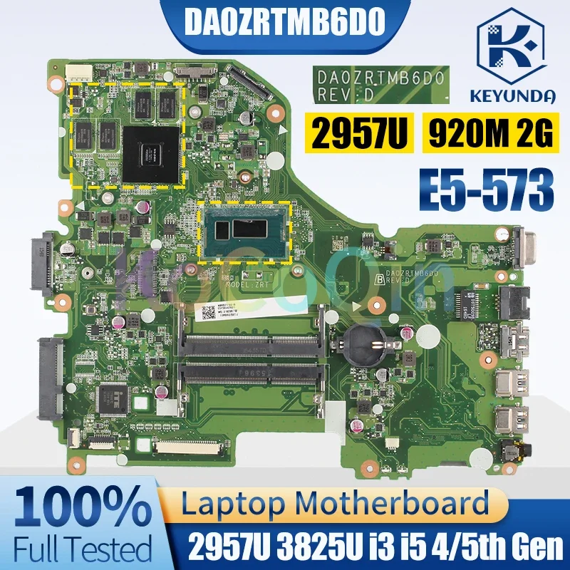 Placa-m-e-do-port-til-para-Acer-DA0ZRTMB6D0-E5-573-E5-573G-2957U-3825U ...