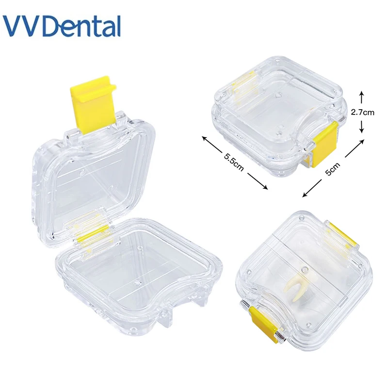 VVDental-50pcs-False-Teeth-Box-With-Film-Denture-Fake-Teeth-Bath-Box ...