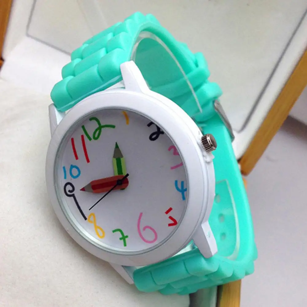 Children-Watches-Fashion-Unisex-Student-Wristwatch-for-Kids-Silicone ...