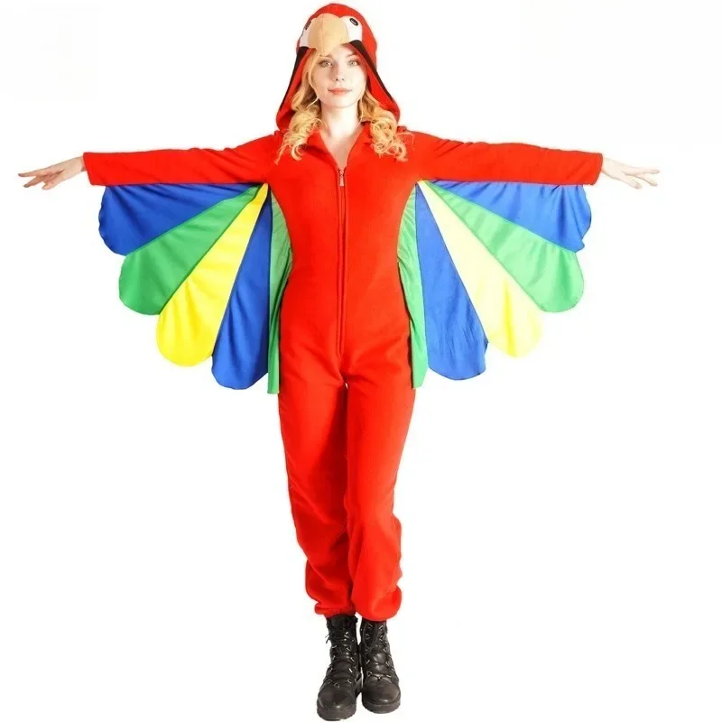 Funny Parrot Cosplay Costume for Adult Women Colorful Birds Cos ...