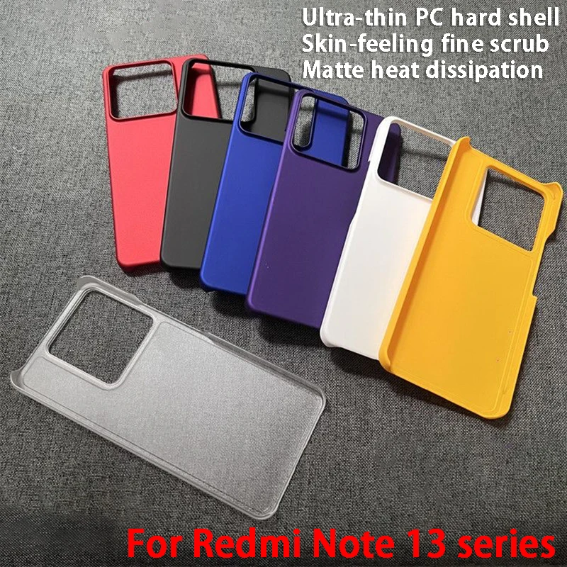 For-Xiaomi-Redmi-Note-13-Pro-Plus-Slim-Colorful-Rubber-Frosted-Matte ...