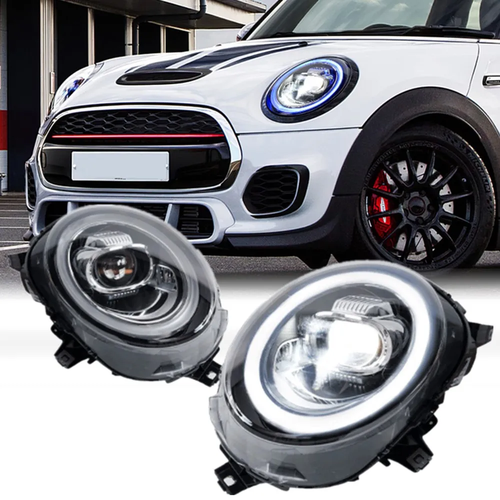For 2014-2019 Bmw Mini Cooper F56 F57 F58 F59 Led Headlight Assembly Full Leds Projector Daytime ...
