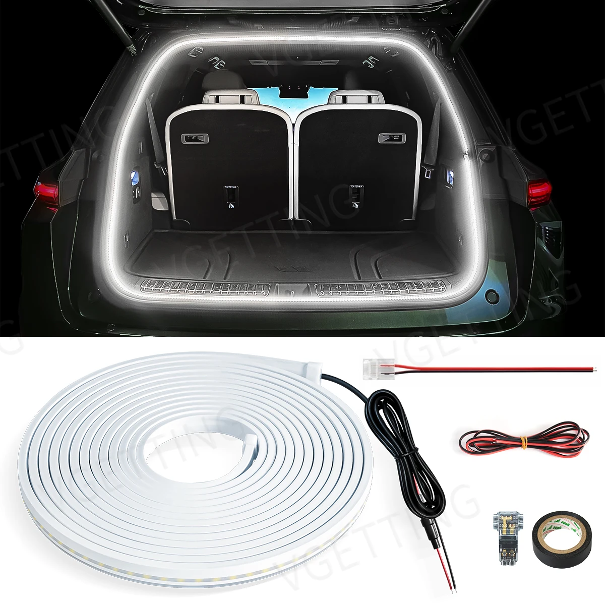 For-Tesla-model-3-Y-S-X-Car-Trunk-Light-5M-LED-Atmosphere-Lamp ...