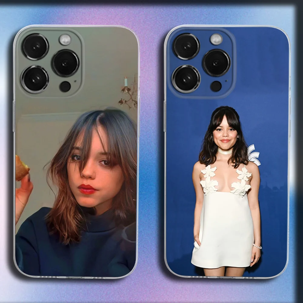 J-Jenna Ortega Actress Phone Case For iPhone 16,15,14,13,12,11 Plus,Pro ...