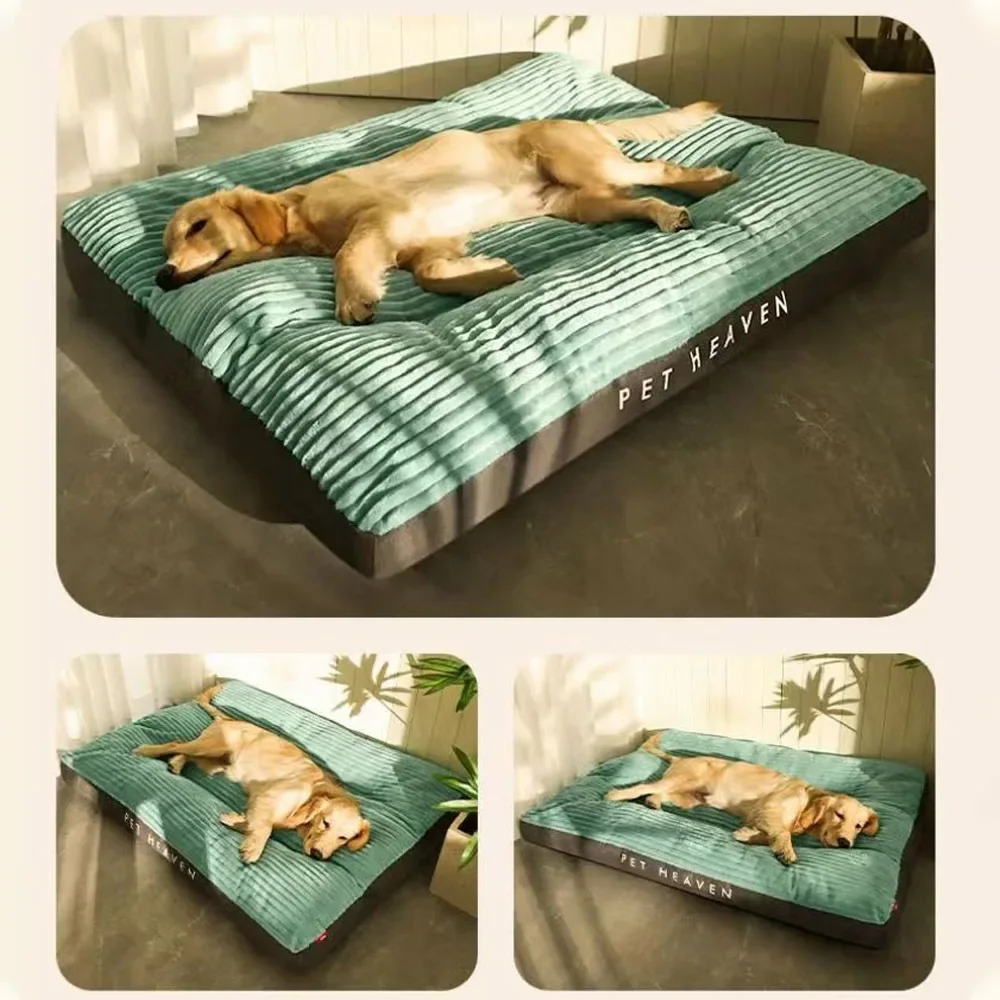 Large-Dog-Mat-Sleeping-With-Winter-Floor-Mat-Removable-And-Washable-Pet ...