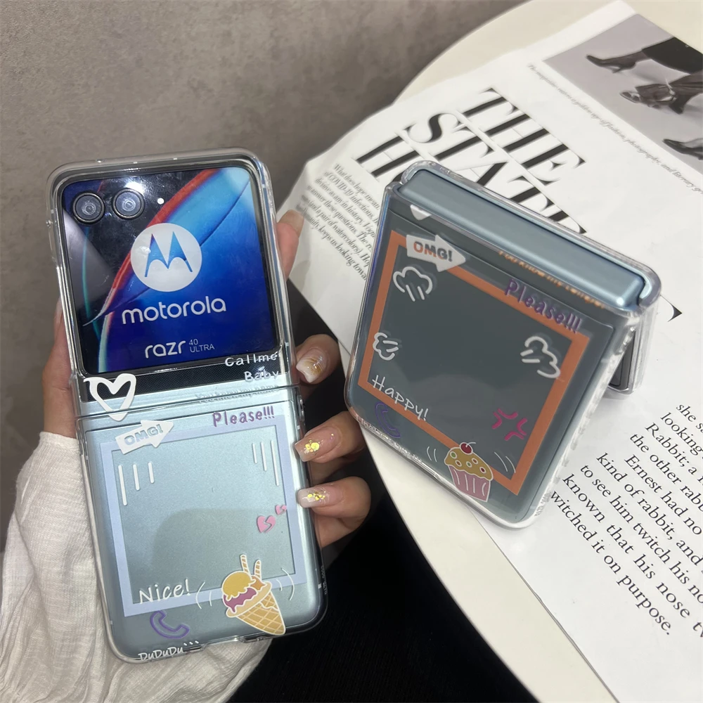 Photo Frames Clear Case for Motorola Razr 60 50 40Ultra 2025 2024 Moto ...