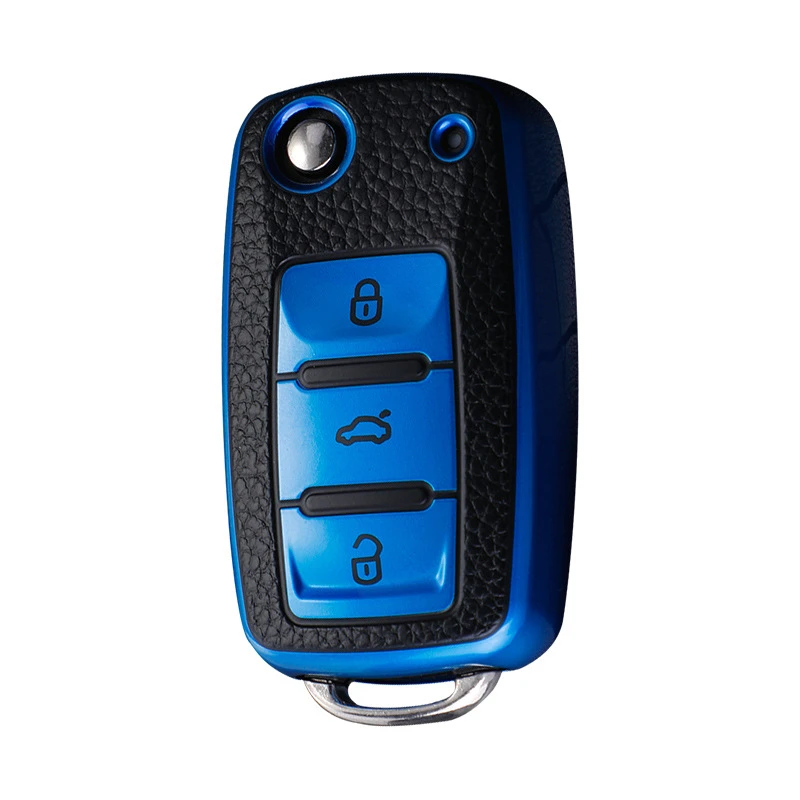 Flip-Car-Key-Case-Cover-for-VW-Volkswagen-Polo-Golf-5-Passat-Beetle ...