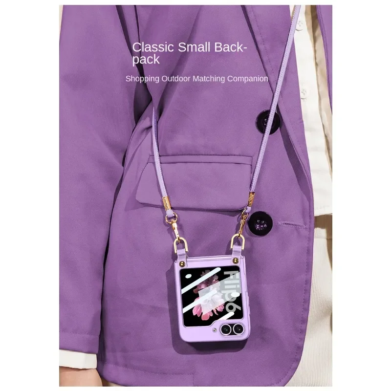 Galaxy Z Flip 6 Crossboby Plastic Phone Case for Samsung Galaxy Z Flip ...