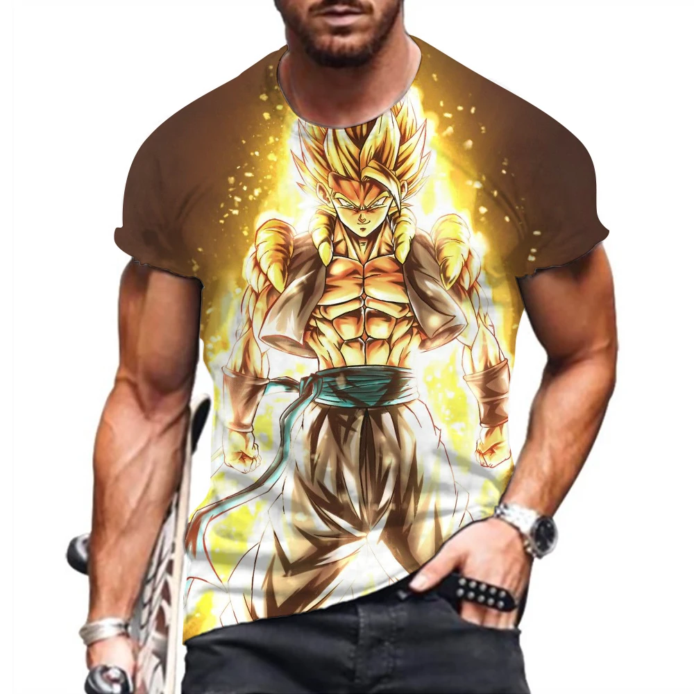 Men-Clothing-Men-s-T-shirt-Streetwear-Dragon-Ball-Z-Goku-Fashion-Short ...