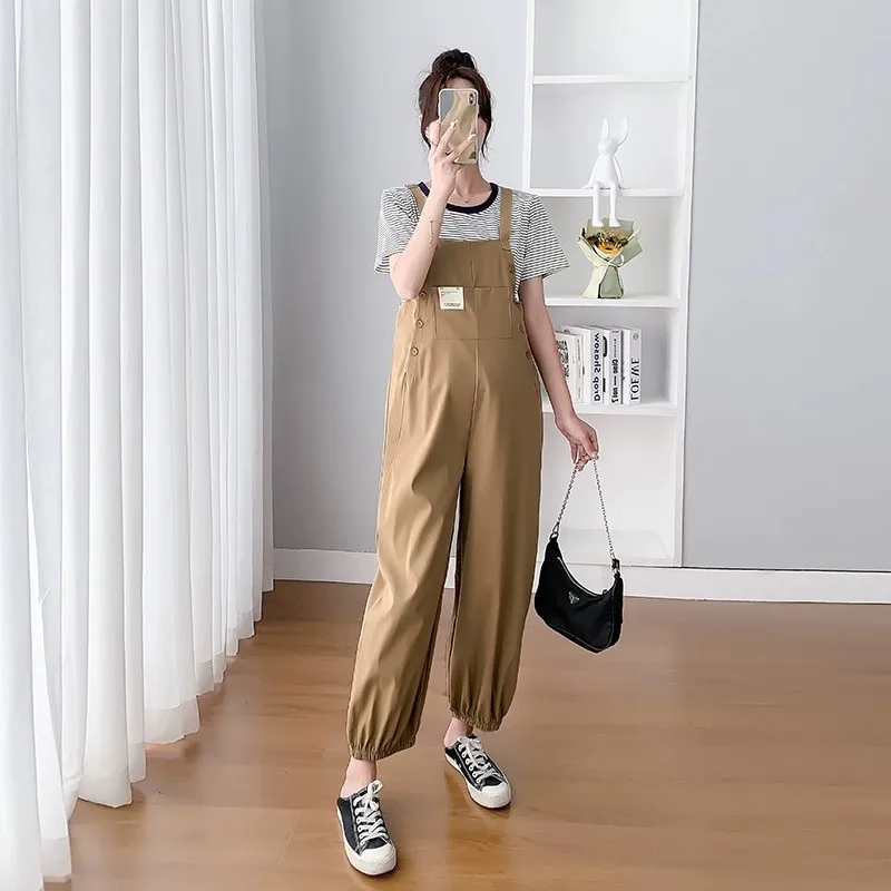 2023-New-Brand-Summer-Maternity-Pants-Woman-Casual-Loose-Version-Pants ...