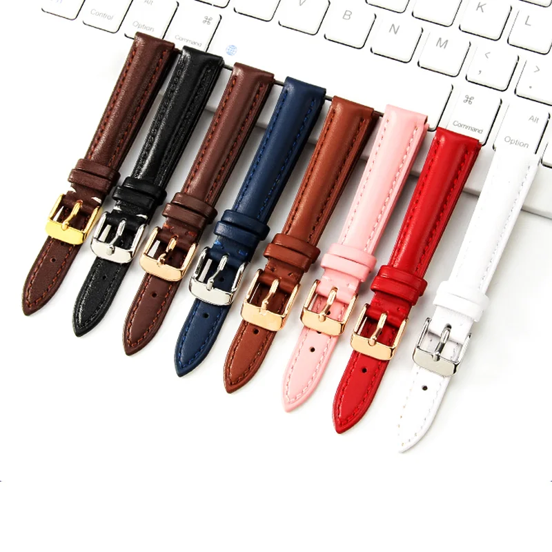 Soft-Watch-Leather-Strap-Parts-Accessories-Green-Purple-Royal-Blue ...