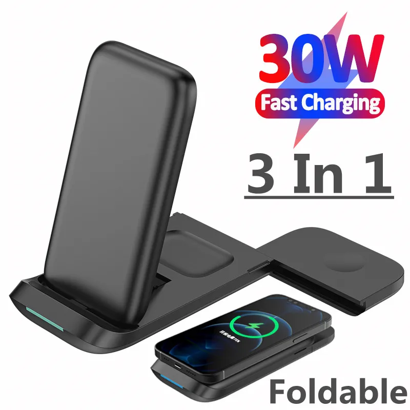 30W-3-in-1-Wireless-Charger-Induction-Charging-Stand-Pad-for-iPhone-13 ...