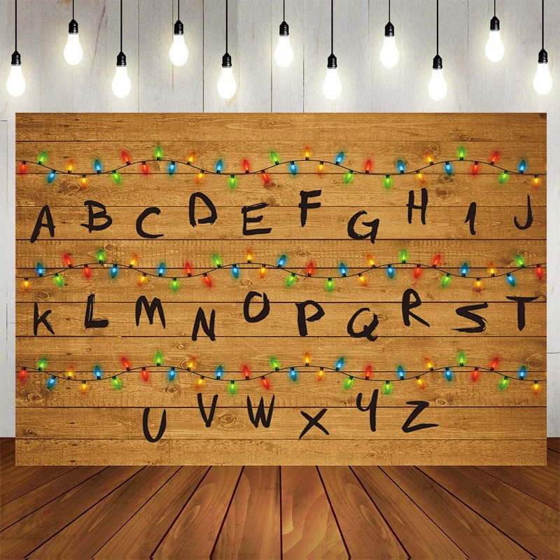 Custom Stranger Things Theme Circle Background Banner Supplies Birthday ...