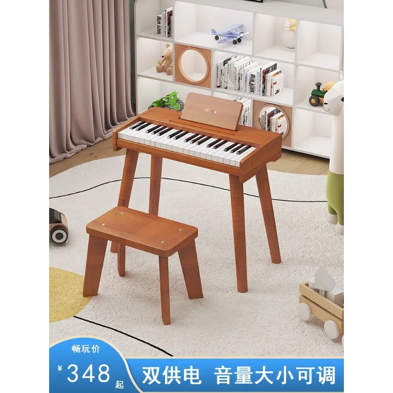 Kuang-Meng-Children-s-Piano-37-Key-Wooden-Boy-and-Girl-Baby-Beginner-s ...