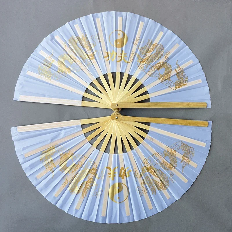 Kun-Master-Tai-Chi-Fan-Bambus-Kung-Fu-Kampfkunst-34-Zentimeter-Fans ...