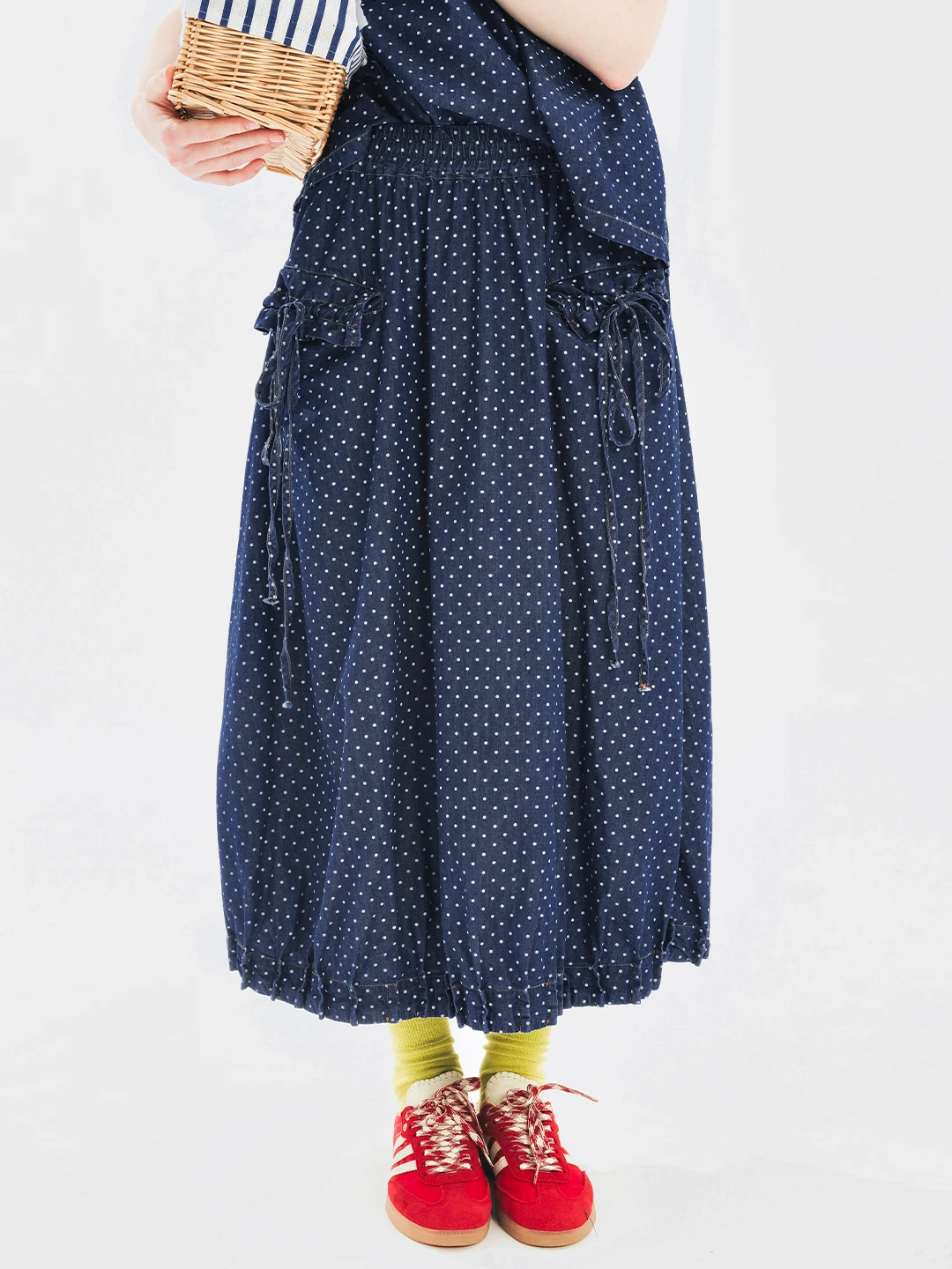 imakokoni-2024-summer-new-Korean-style-versatile-polka-dot-denim-pleated-skirt-244734.jpg