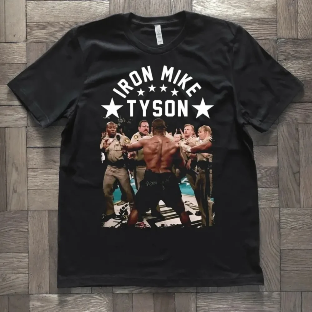 Funny-Black-Vs-Police-Confrontation-Men-s-T-Shirt-Iron-Mike-Tyson ...