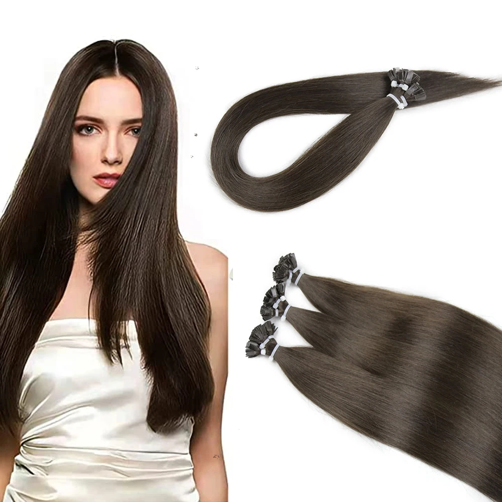 100-Virgin-Russian-Hair-Double-Drawn-Italian-Keratin-Top-Quality-Human ...