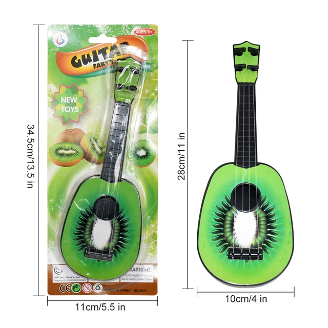 Funny Fruit Ukulele Musical Instrument Kids Guitar Montessori Toys for ...