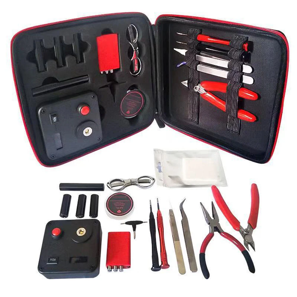 Coil Jig Master V2 V3 Tool Kit Coil Rolling Ceramic Tweezers Heat Wire ...