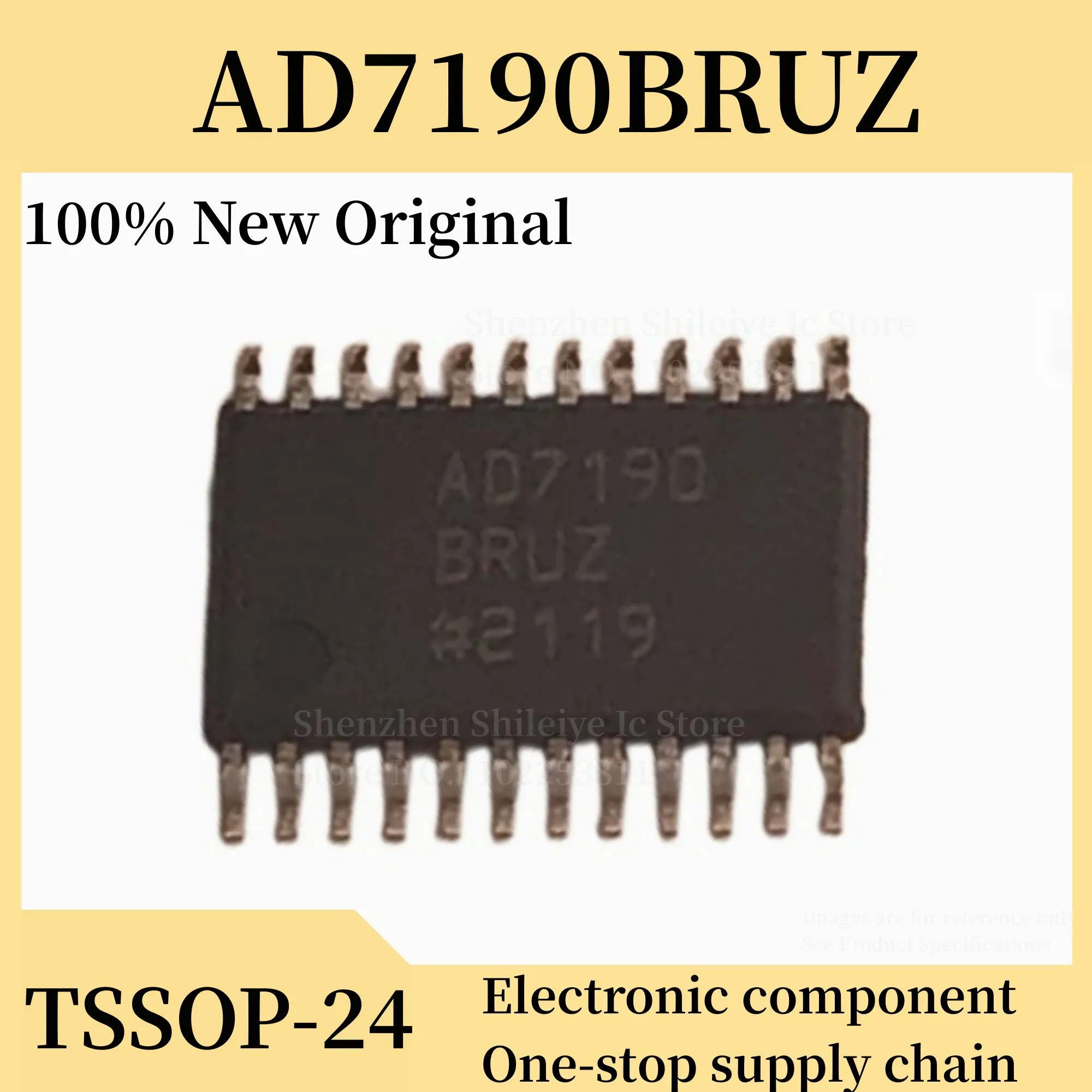 2-10PCS AD7190BRUZ-REEL AD7190BRUZ AD7190 TSSOP-24 100% Original ...
