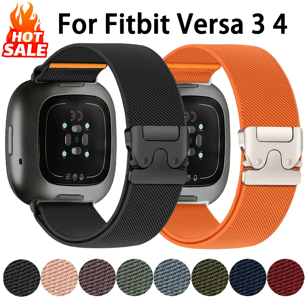 Parachute Strap For Fitbit Versa 3 4 Sense 2 band smartwatch replacment ...